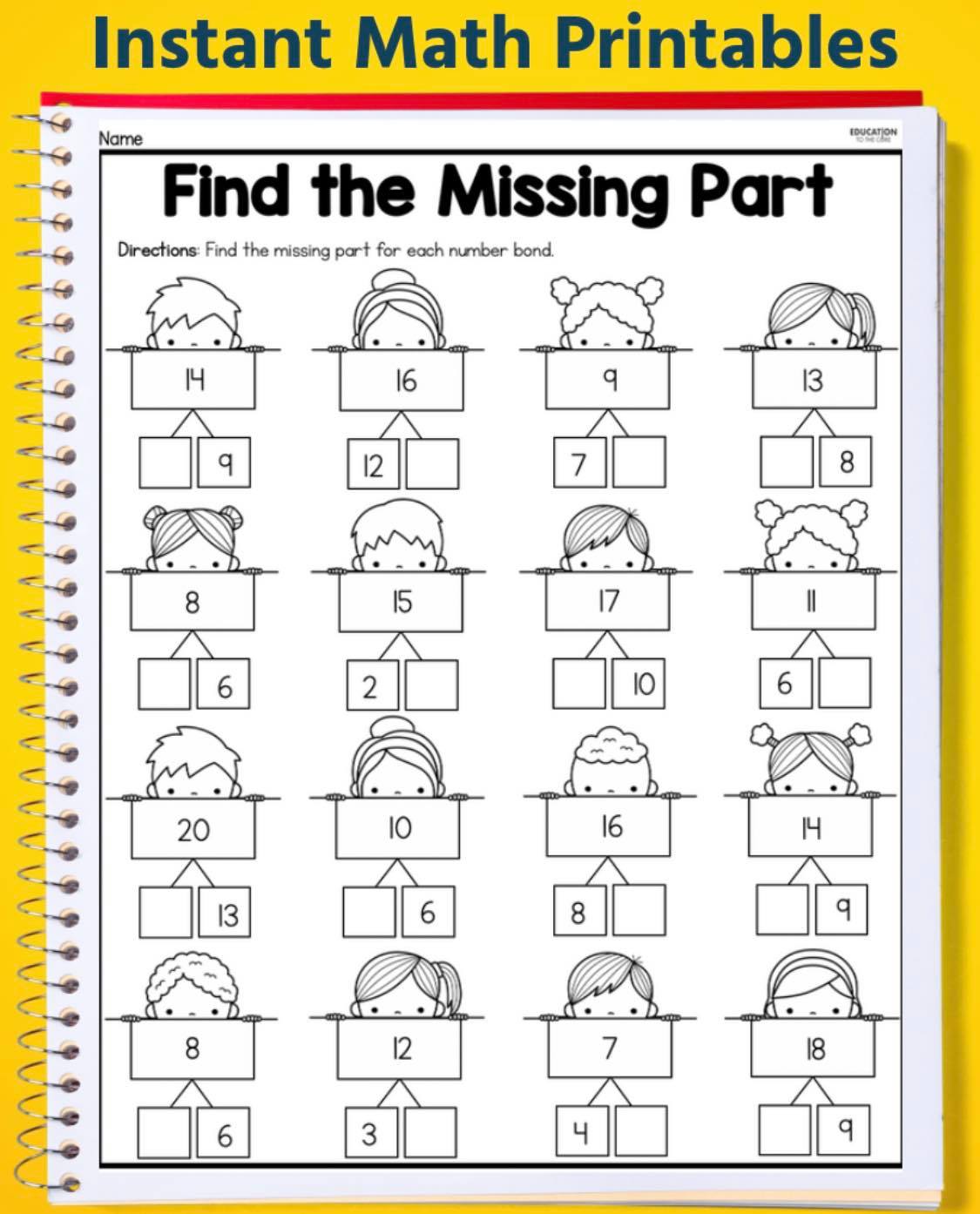 No Prep Skill Specific Math... - Education to the Core