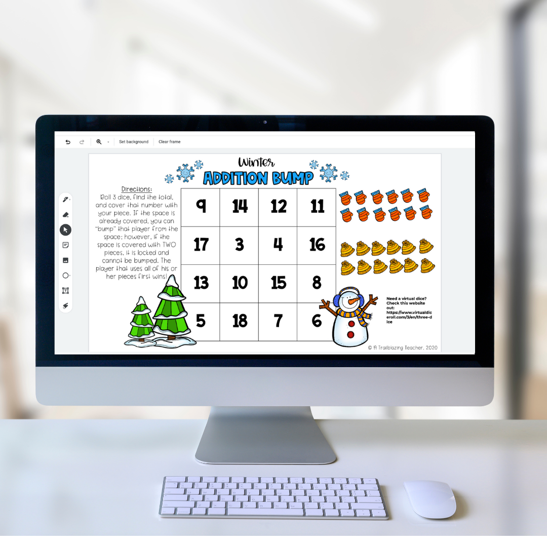 ️Winter Addition Bump on... - A Trailblazing Teacher