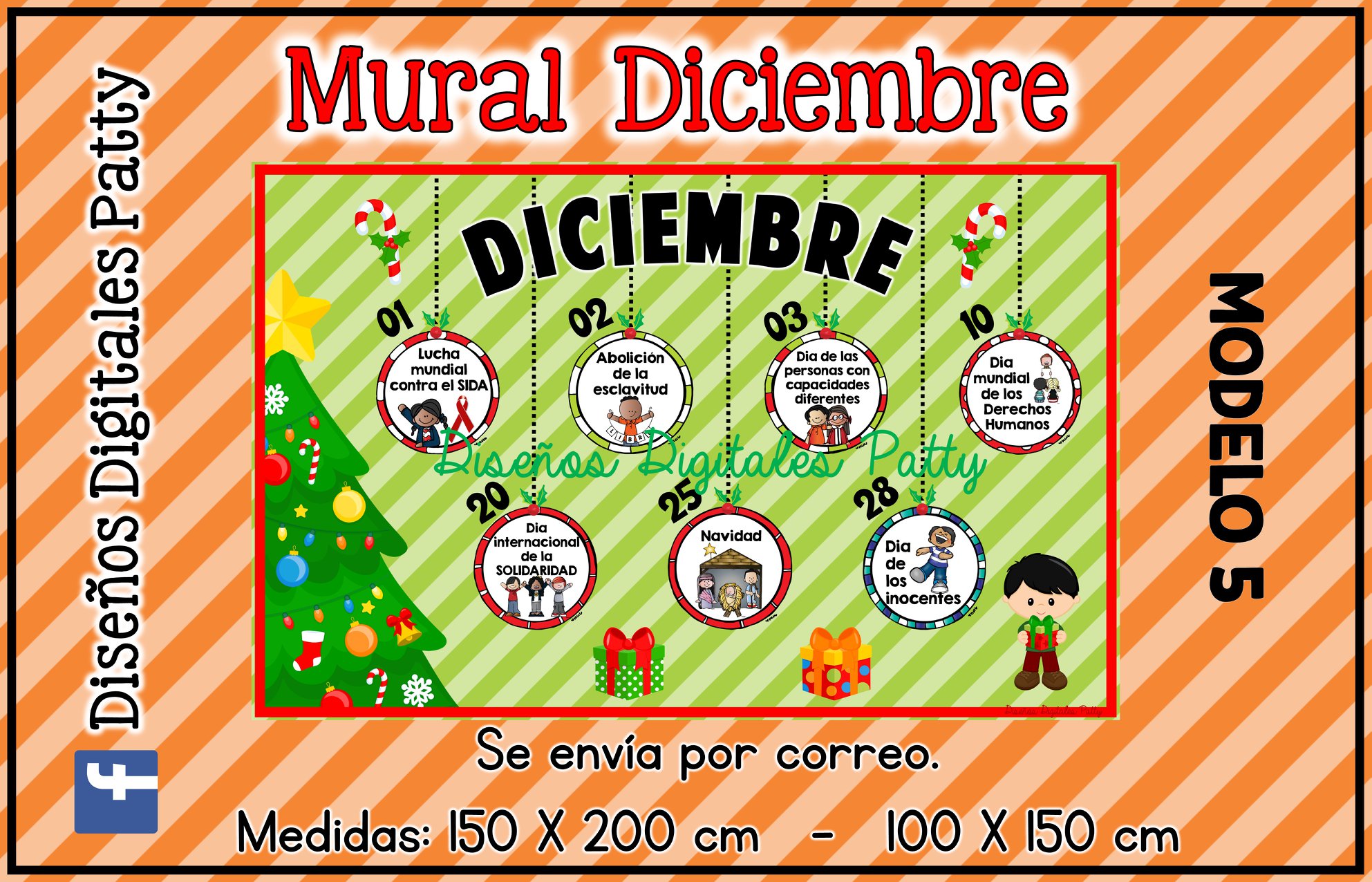 Diseños Digitales Patty - Periódico mural DICIEMBRE - Efemérides ...