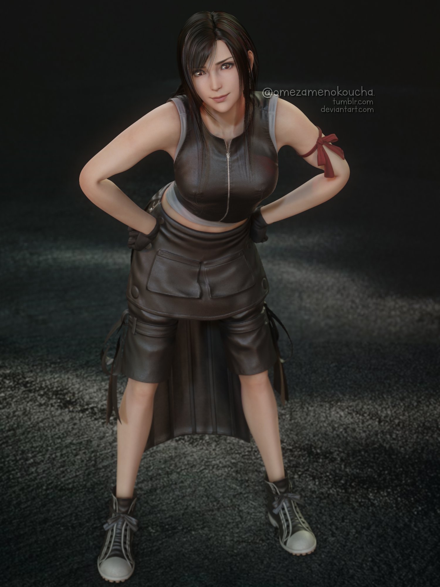 Tifa Lockhart Tifa Lockhart 3d Fan Art ♥ Source Facebook
