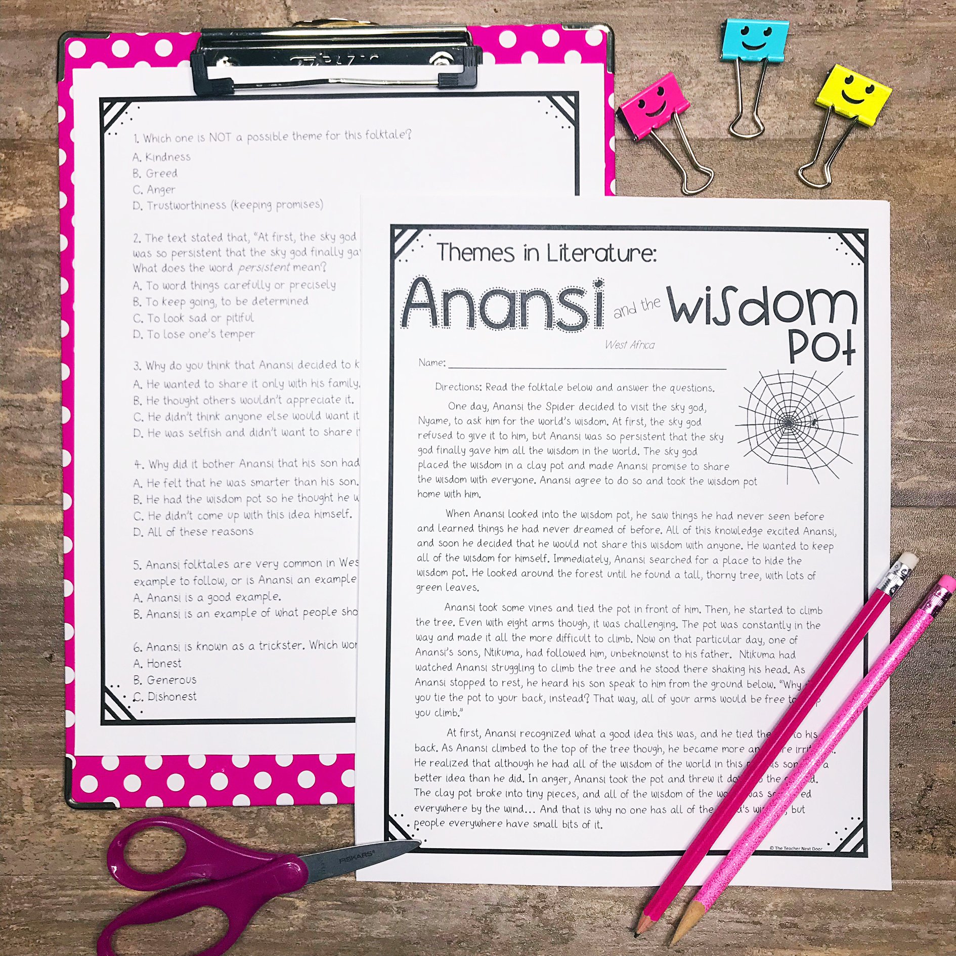 Anansi the Spider is the star of... - The Teacher Next Door