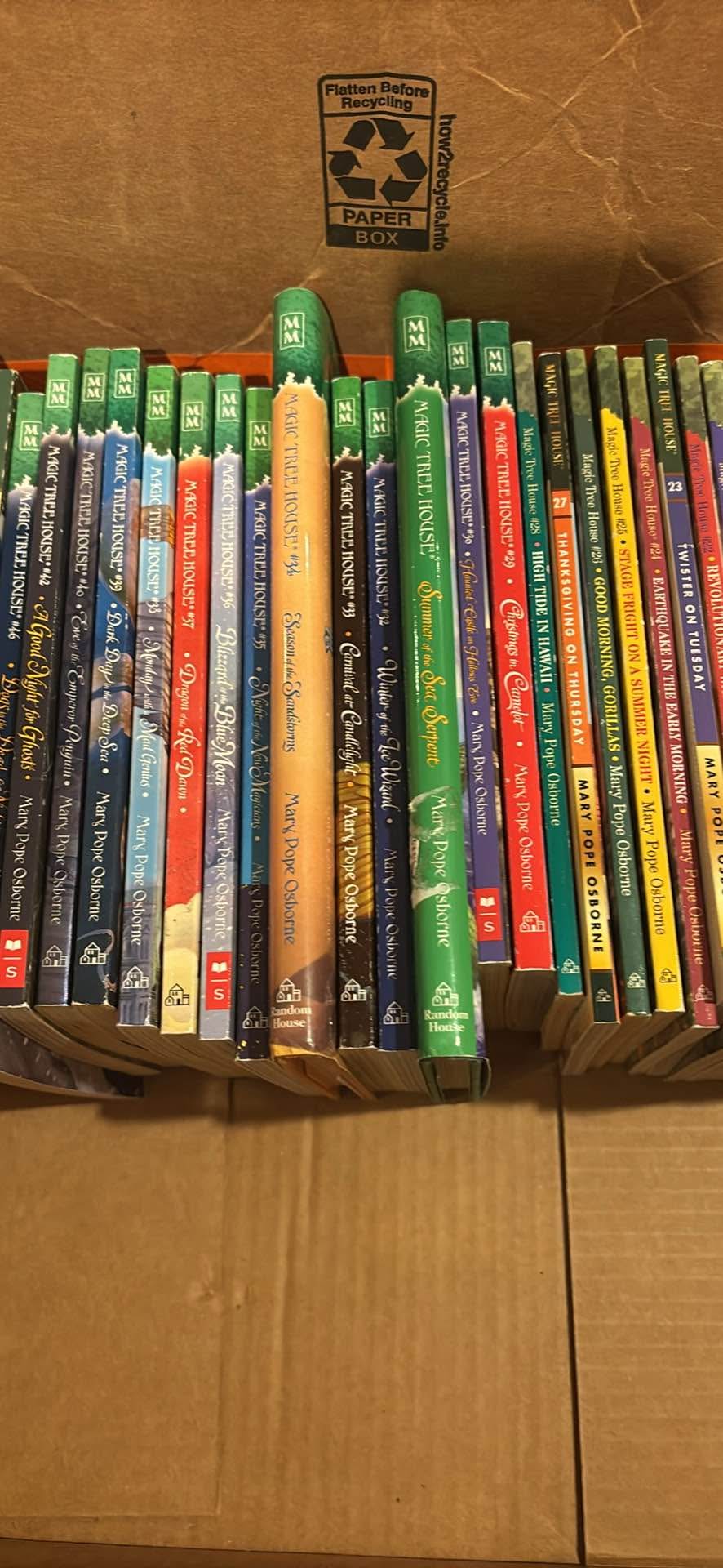 Lot 55 Magic Tree House books 1-40 research guides more - Books ...