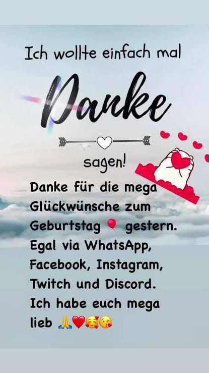 Danke An Alle Die Mir Zum Geburtstag Gratuliert Haben Spruche