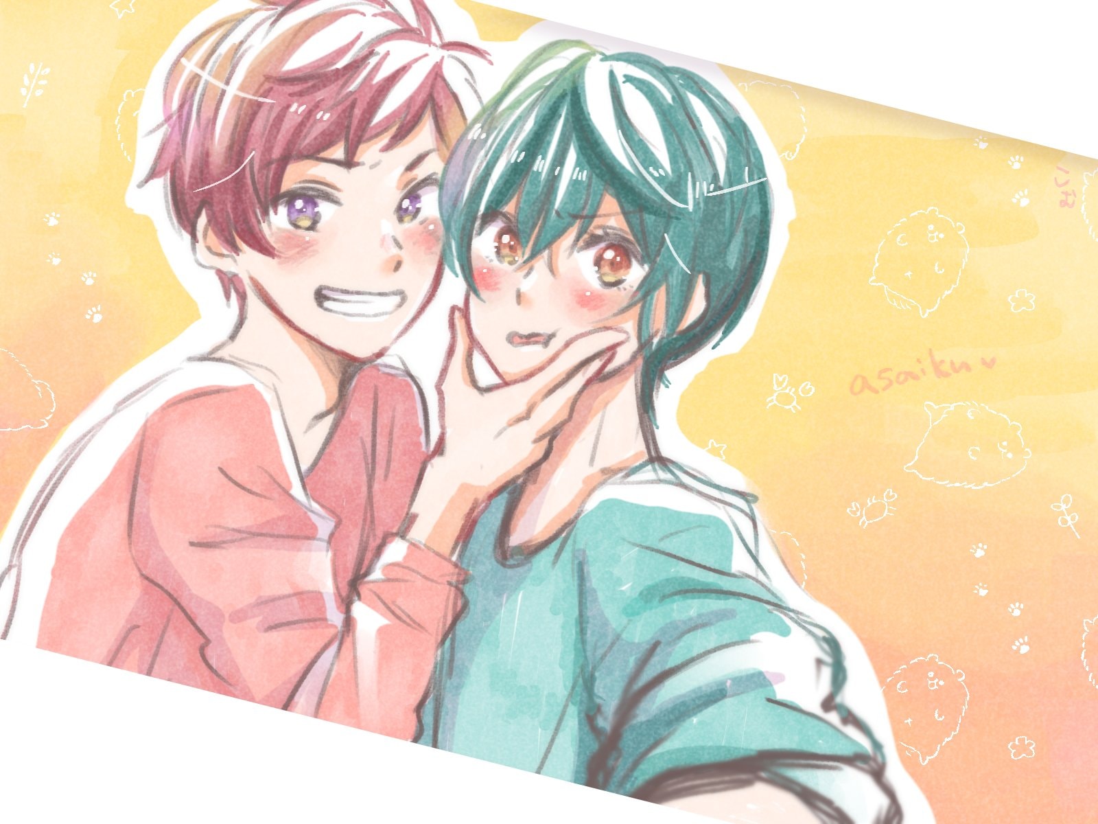 Squish Those Cheeks ♡ Free Iwatobi And Samezuka Sc