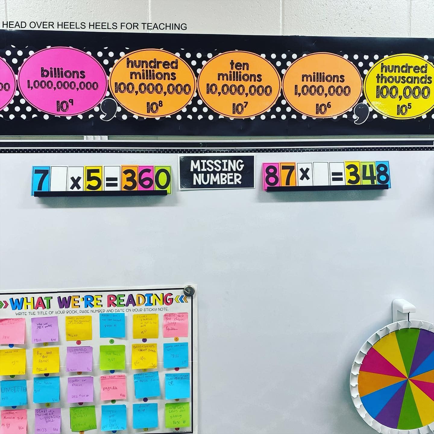 Number tiles are a great... - Head Over Heels For Teaching