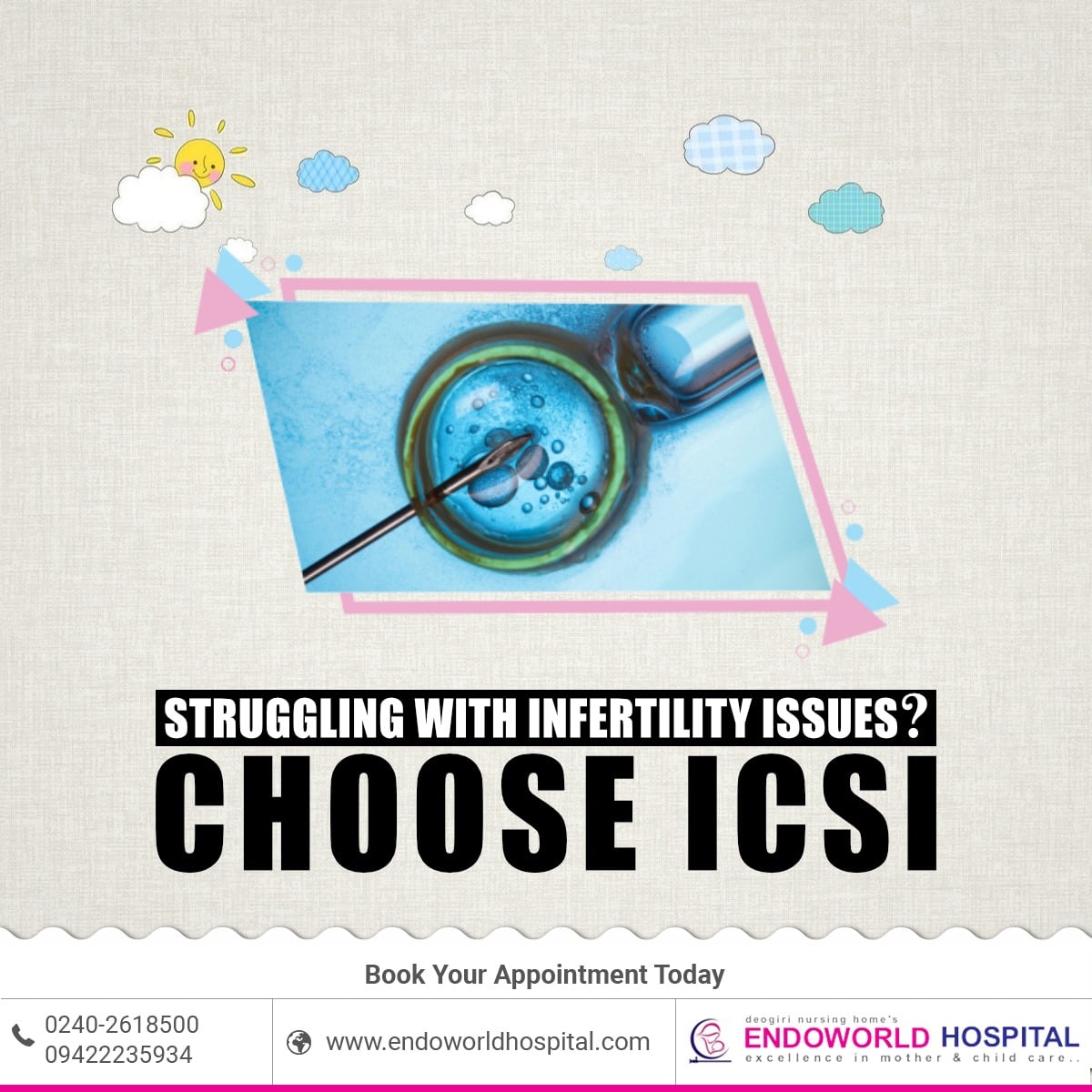 Get Rid Of Infertility Issues With Endoworld Hospital 4203