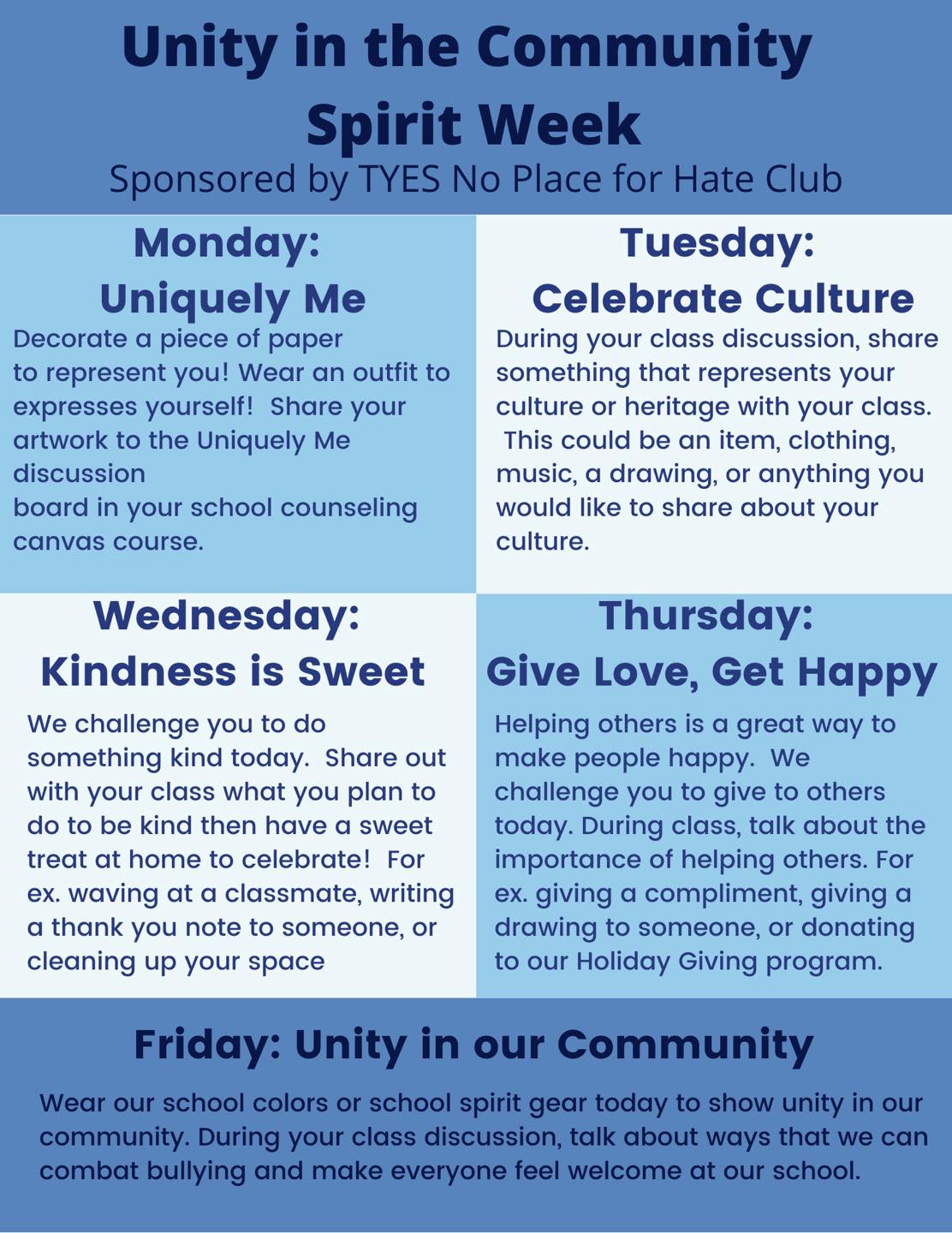 Our No Place for Hate club members are... - Tyler Elementary | Facebook