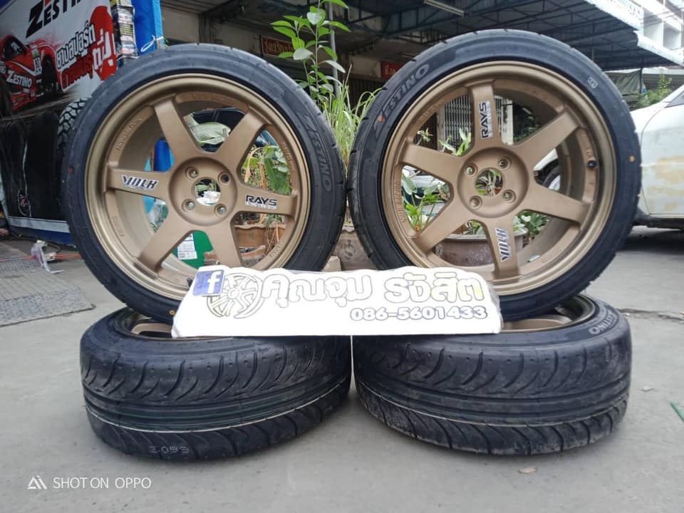 ยกกลับอีกชุด แฟนเพจจัดล้อ17” Te37 ร้านล้อคุณจุมรังสิต