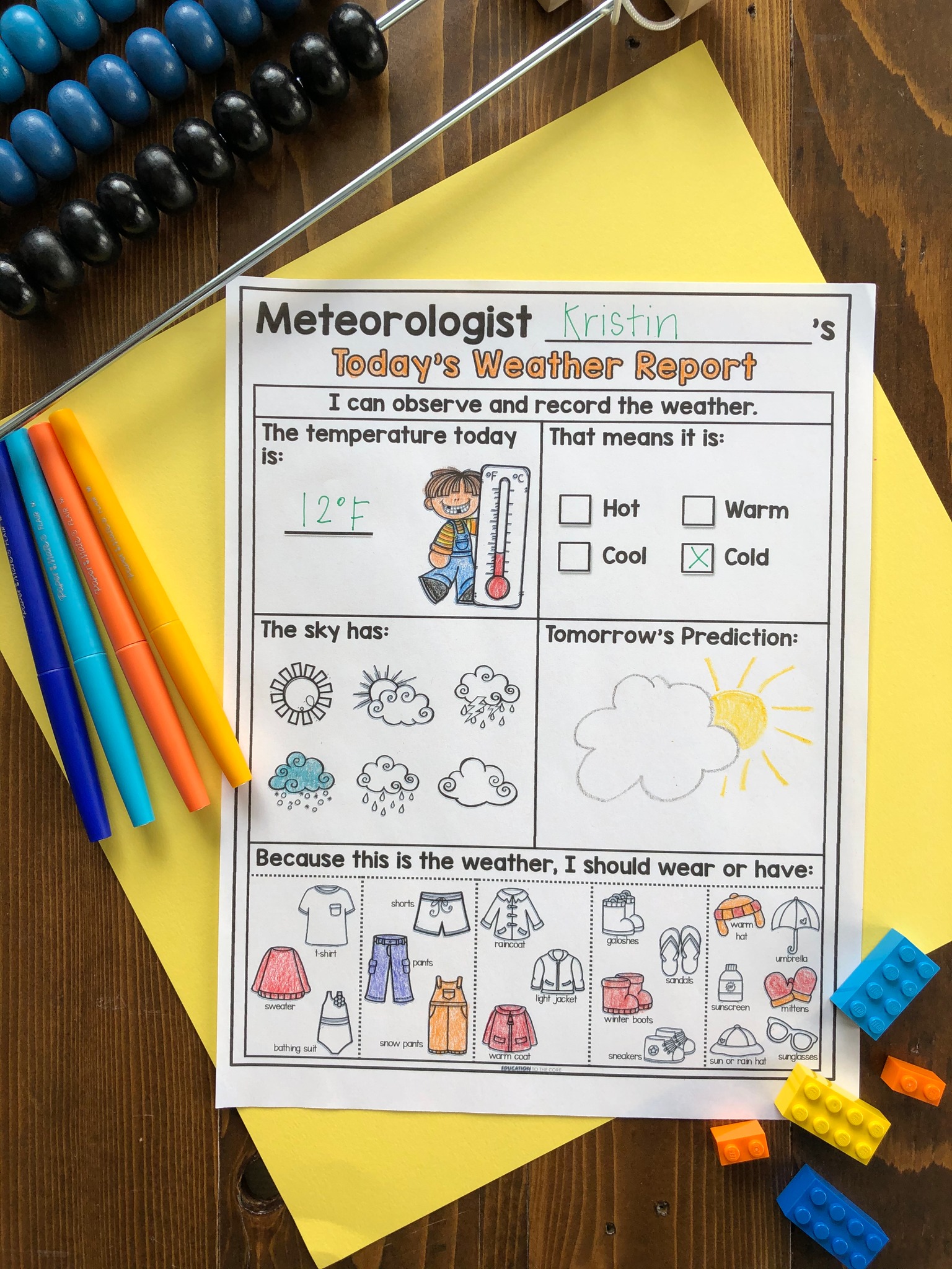 ☀️Weather and Seasons Adventure... - Education to the Core