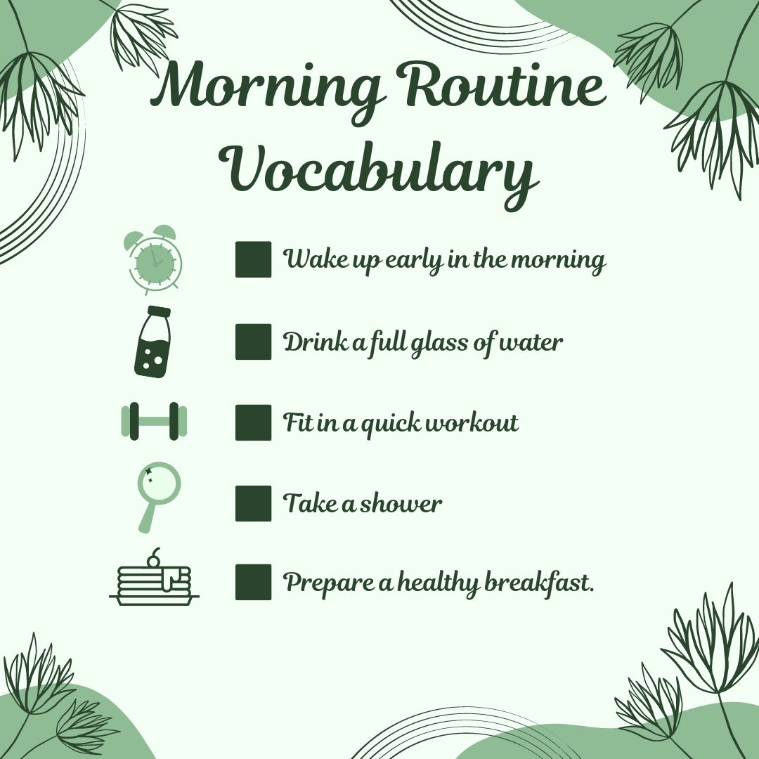 🌅 Vocabulary Boost: Daily Routines... - Spokenenglishforall