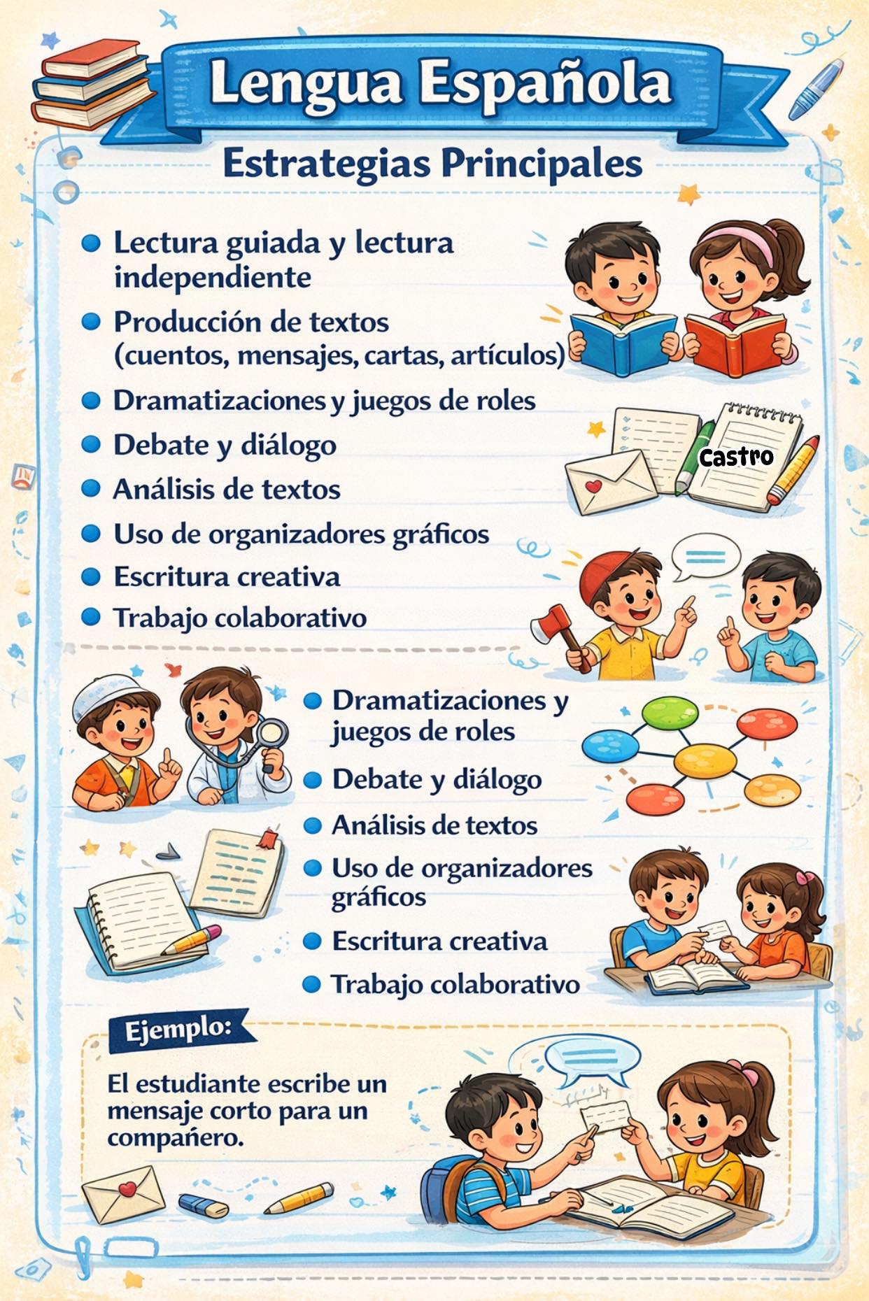 Milly Castro - 📚 Comparto estas imágenes con estrategias... | Facebook
