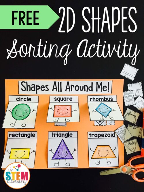 FREE 2D Shapes Sorting Activity!... - The STEM Laboratory