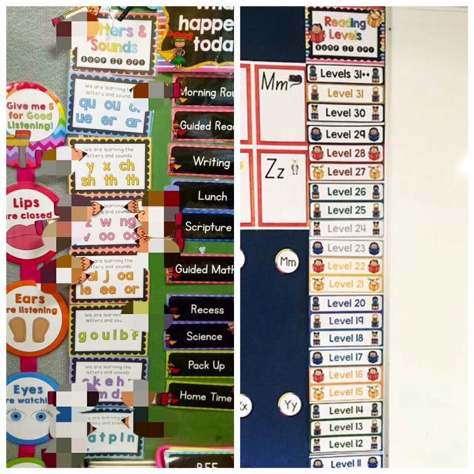 Display reading and phonics goals in... - Tales From Miss D | Facebook