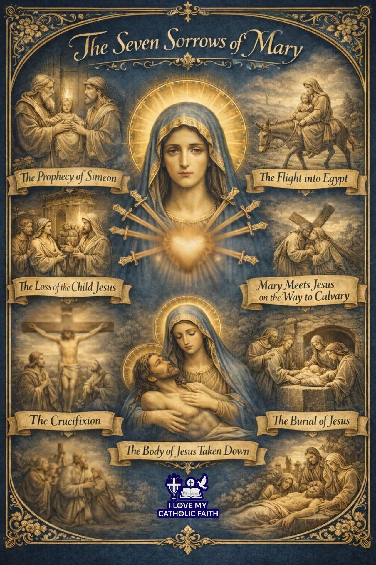 Ecclesiasticus - ☦ The Seven Sorrows of Mary In silence and faith, Our ...