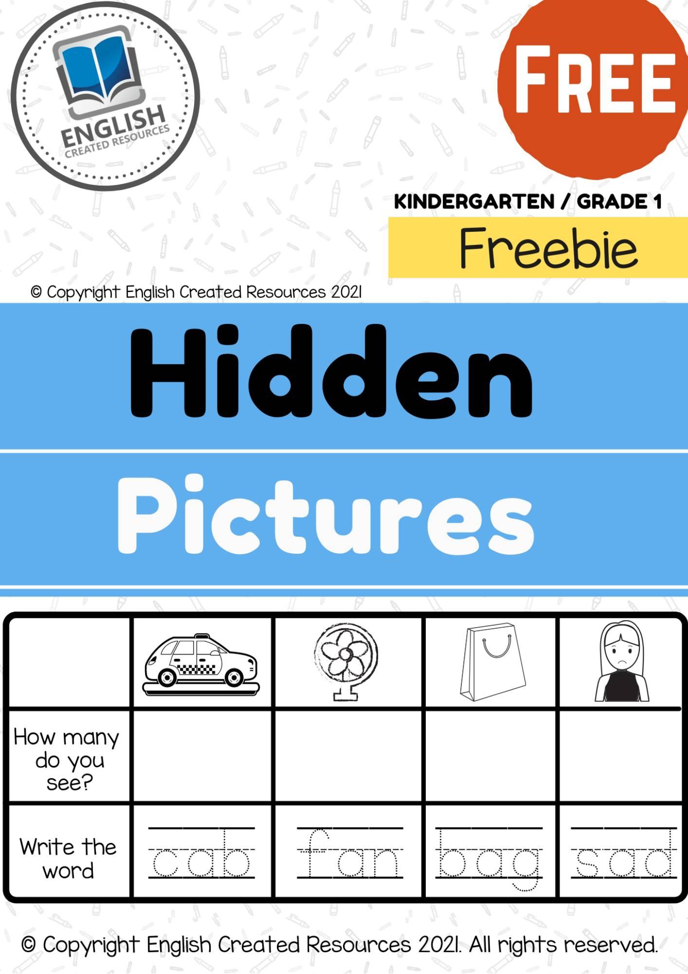 New! ️ CVC Hidden Pictures... - English Created Resources