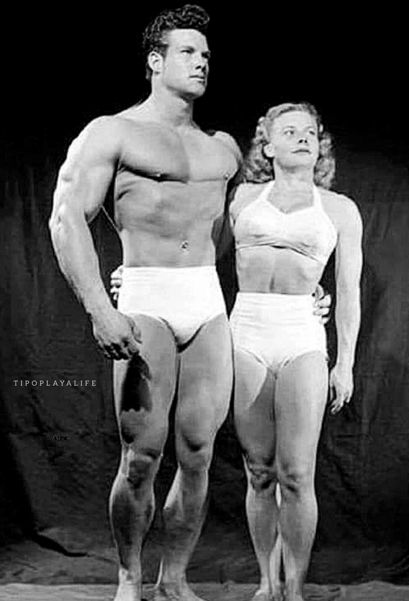 Old School Bodybuilding Forever Abbye Stockton And Steve Reeves 1949