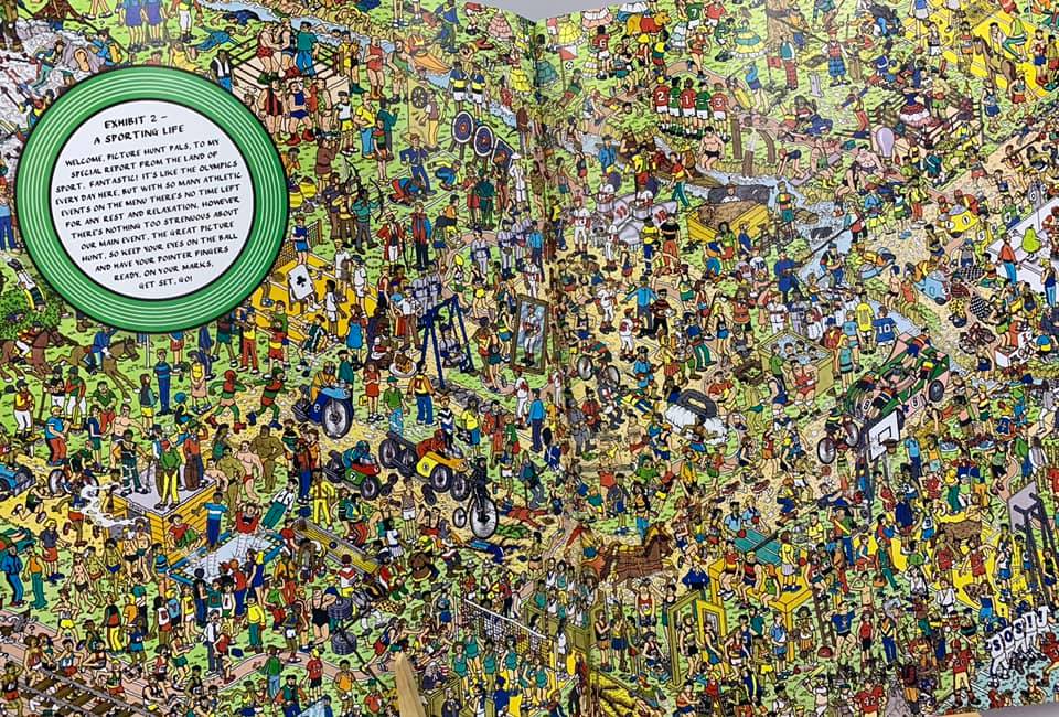 📚 ปกอ่อน เล่มใหญ่ สภาพดีมาก หนังสือกิจกรรม Where’s Wally? The Great ...