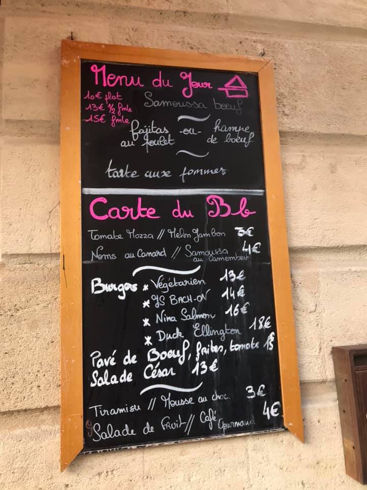 Bistrot Boheme - Le menu du jour, sur place ou à... | Facebook