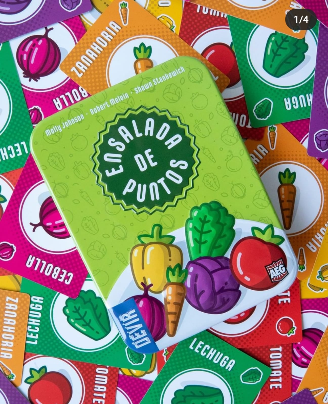 Toy Board Game - Ensalada de Puntos es un juego de cartas...