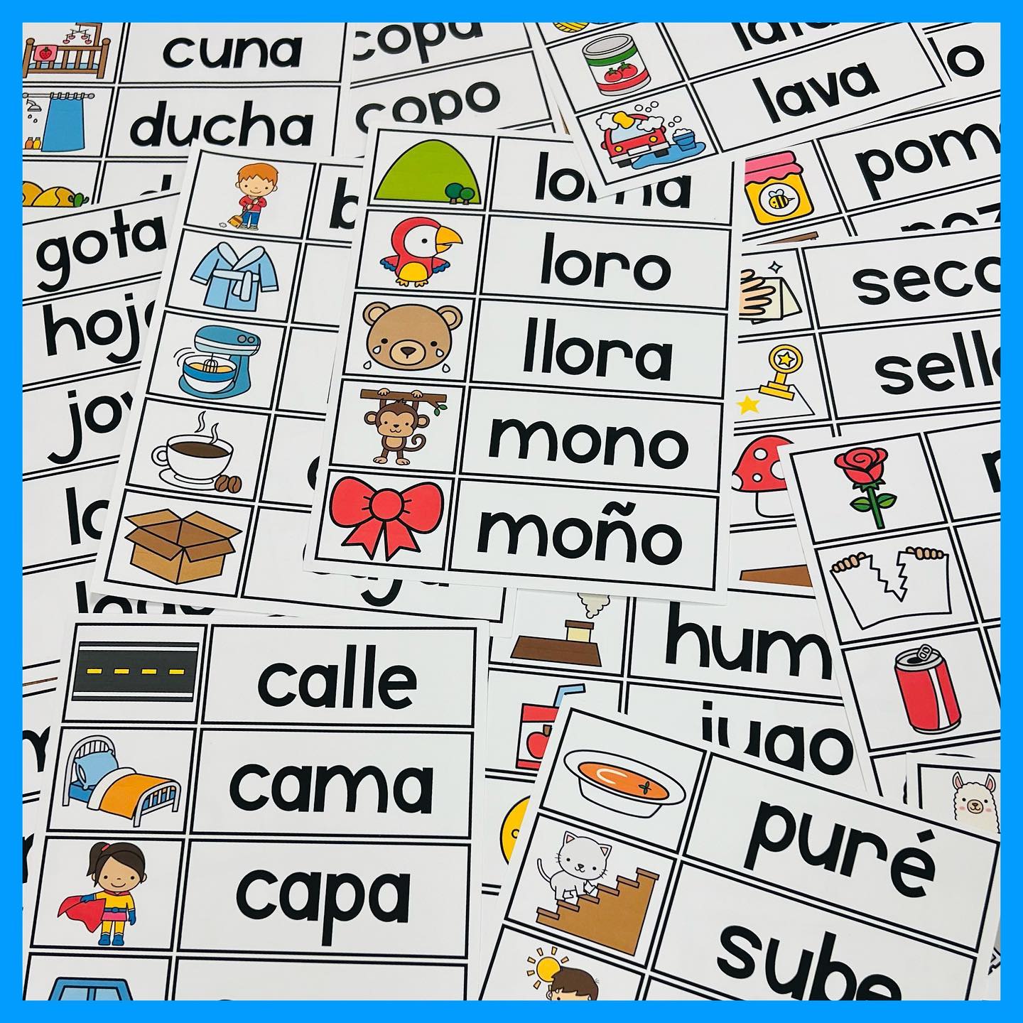 Palabras de dos sílabas 🍎... - La Maestra Pati Bilingüe | Facebook