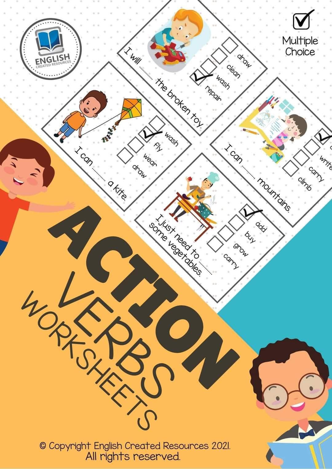 New! Action Verbs... - Montessori Activities with Malia