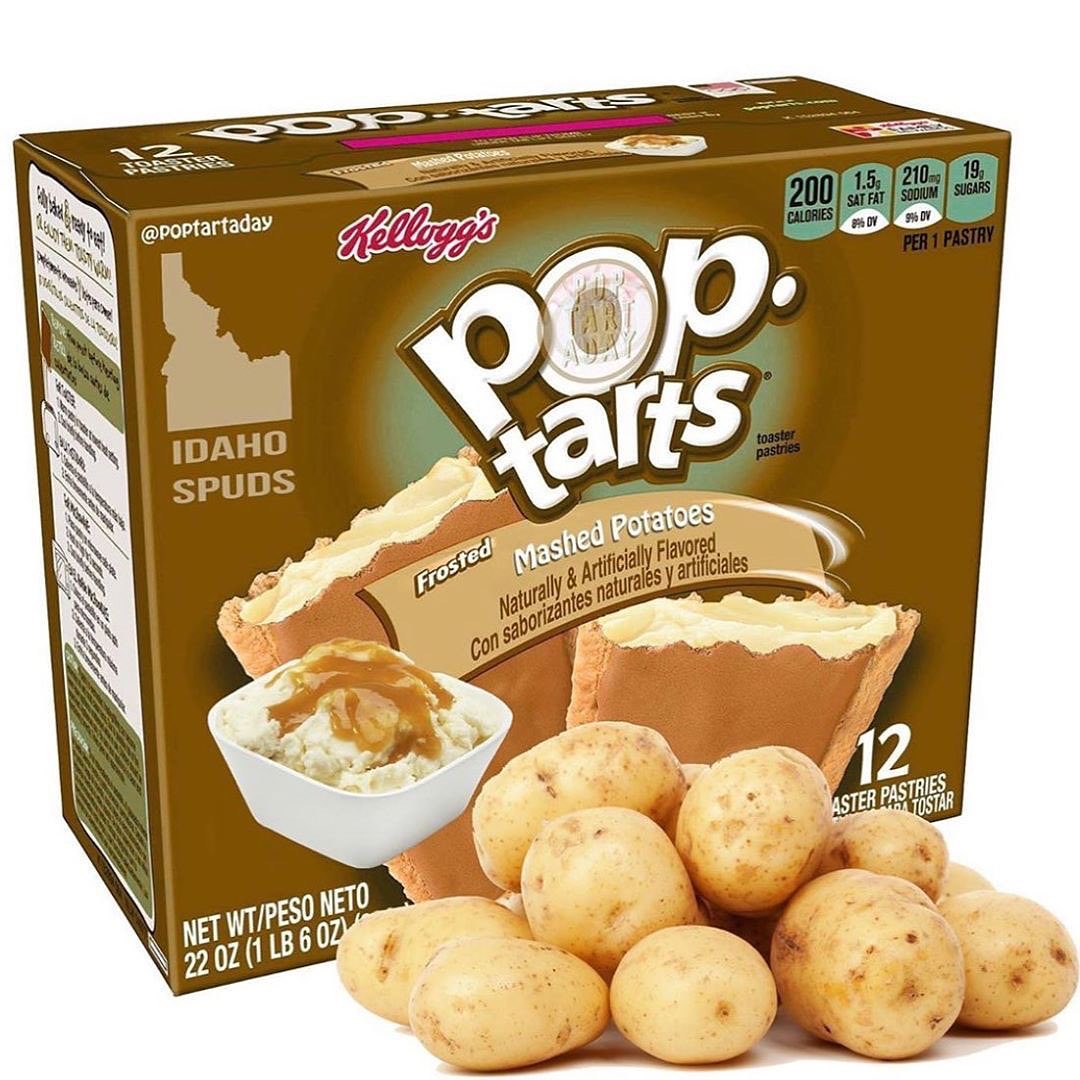 Potato Parcel - Mashed potato flavored Pop-Tarts?! Where do I sign up ...