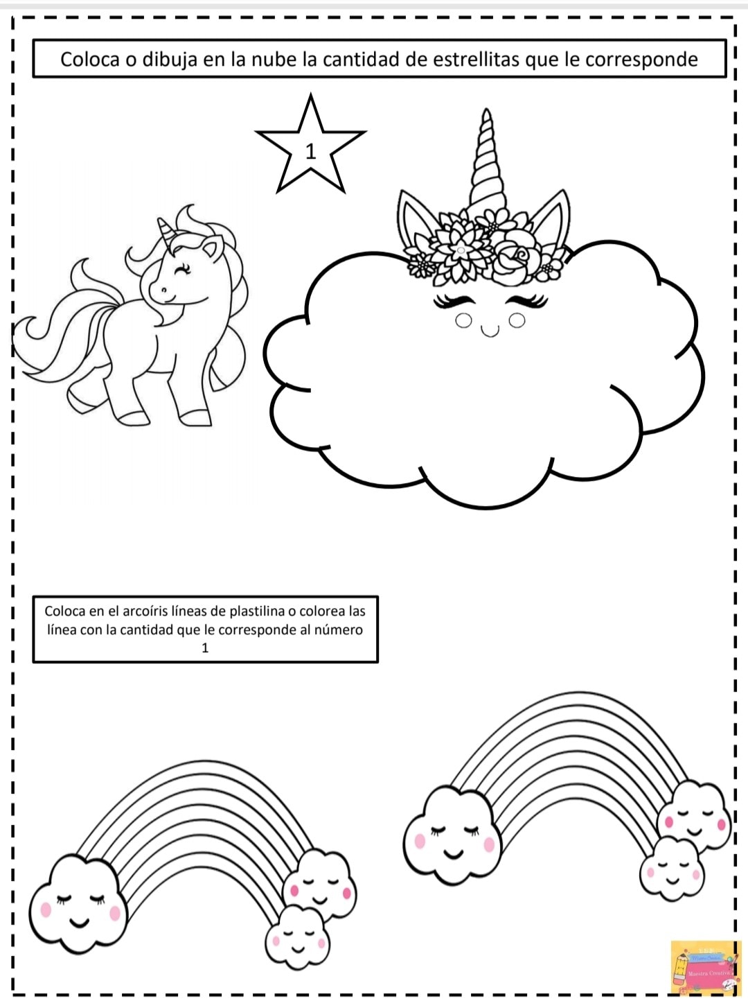 Maestra Alondra - "El libro del unicornio del 1 al...