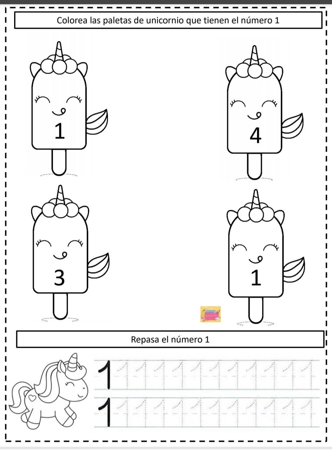 Maestra Alondra - "El libro del unicornio del 1 al...
