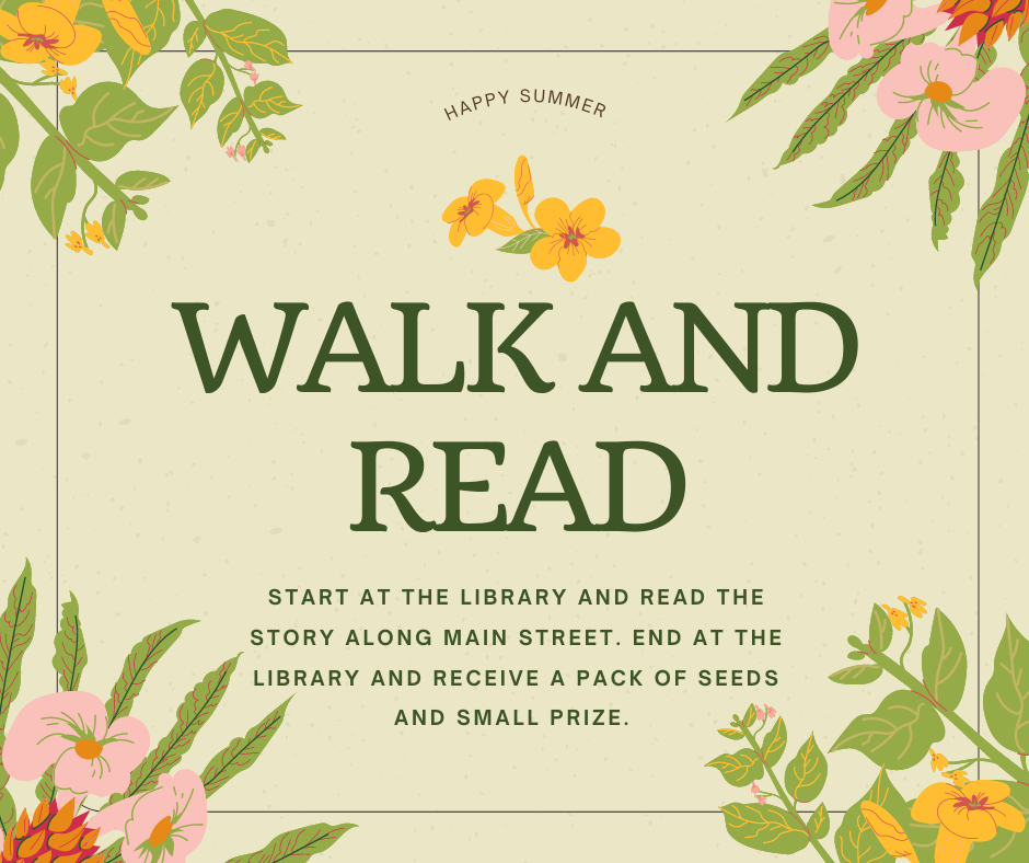Valleyview Community Learning Council - Enjoy a Walk and Read on Main ...