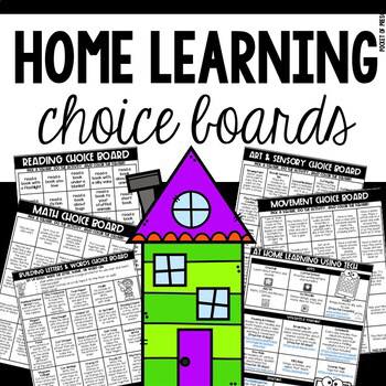 FREE home learning choice boards... - Pocket of Preschool