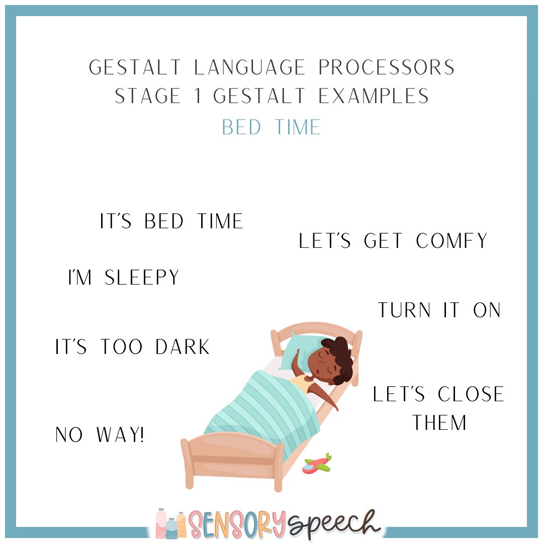 Sensory Speech - Here are some #Gestalts that can be...