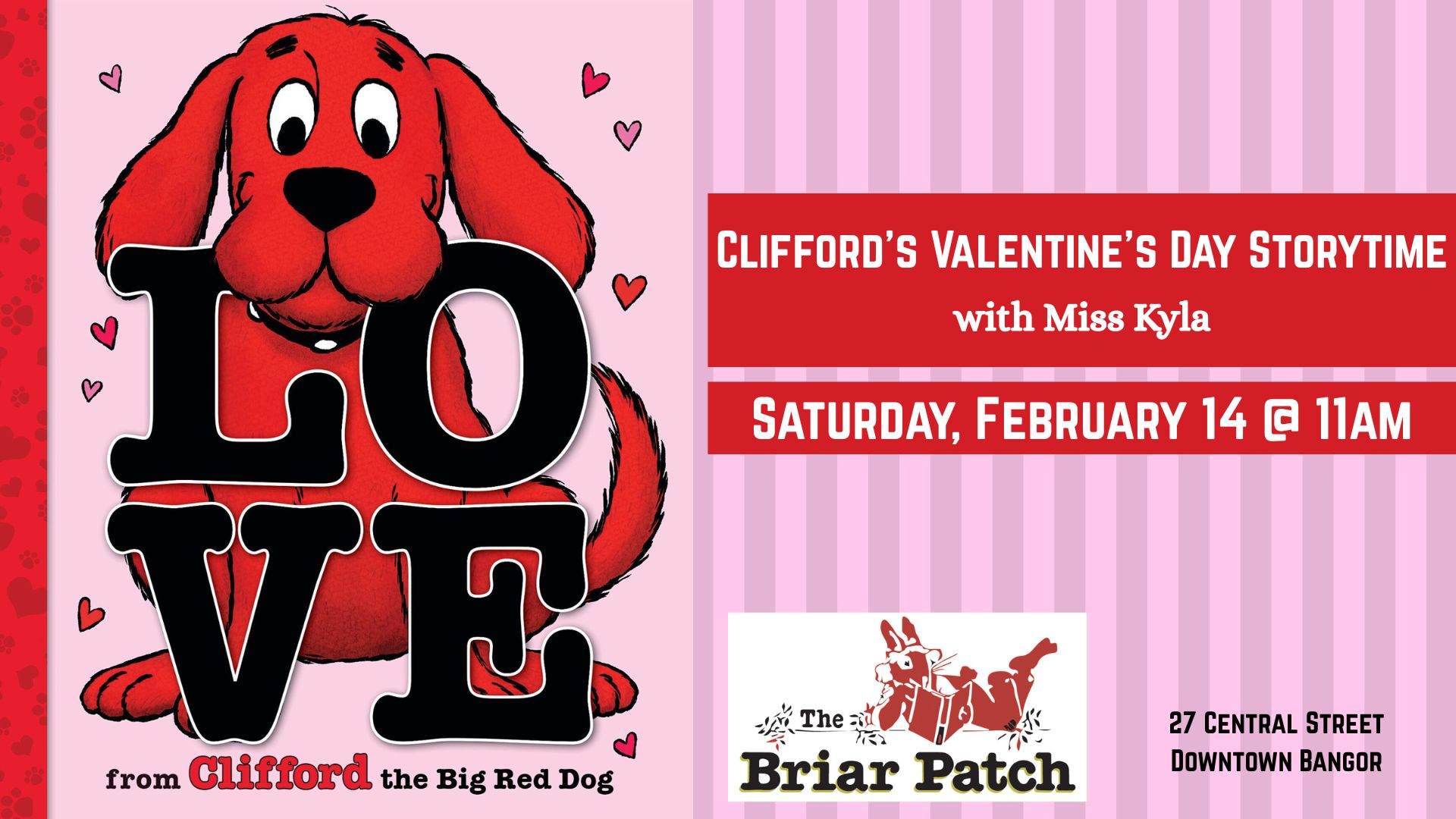 Clifford's Valentine's Day Storytime with Miss Kyla