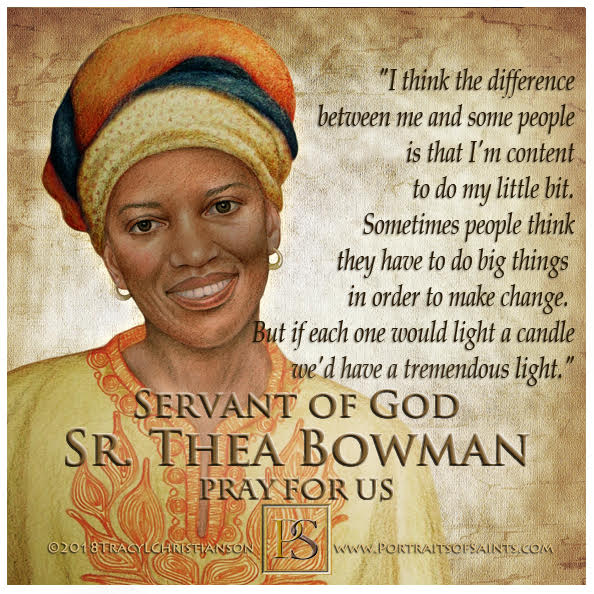 Servant of God Sr. Thea Bowman... - Portraits of Saints | Facebook