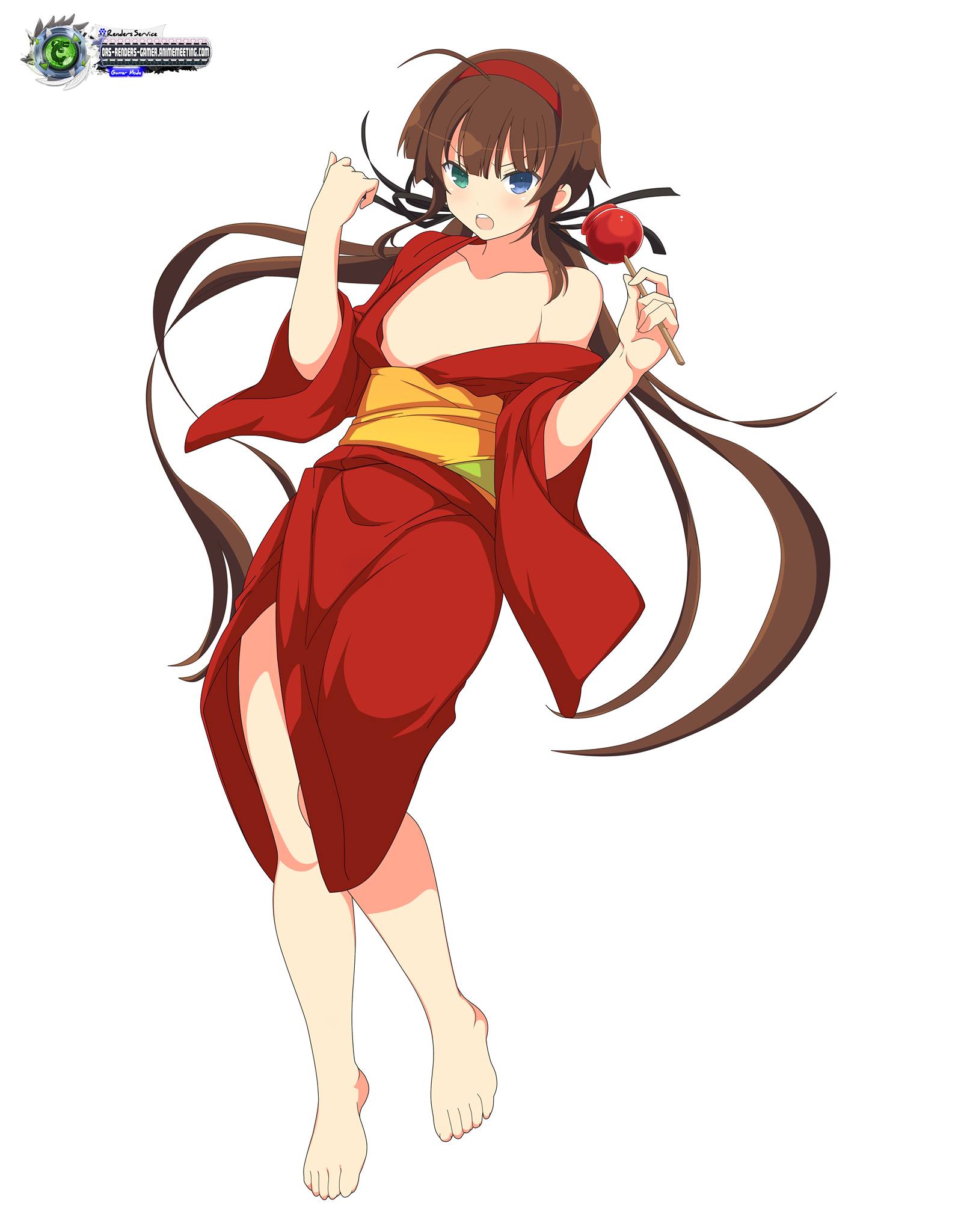 Senran Kaguraryoubi Cutesexy Red Ors Anime Renders 6968