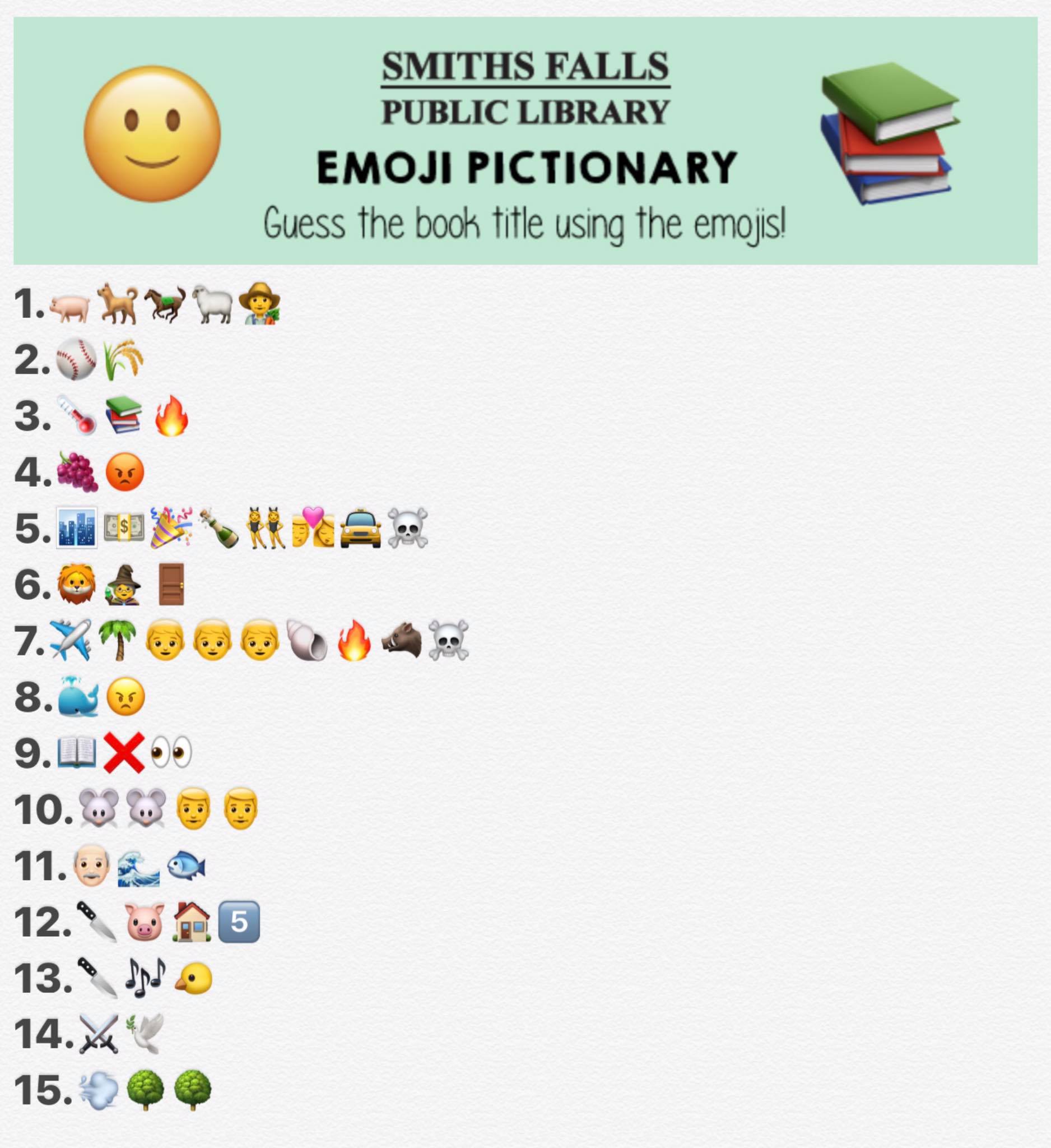 Woohoo! Another emoji book... - Merrickville Public Library | Facebook