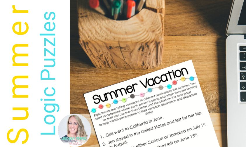 This summer-themed bundle contains... - Beyond The Worksheet