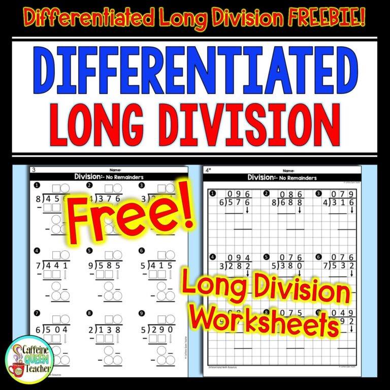 Differentiated Long Division... - Teaching Our Kids | Facebook