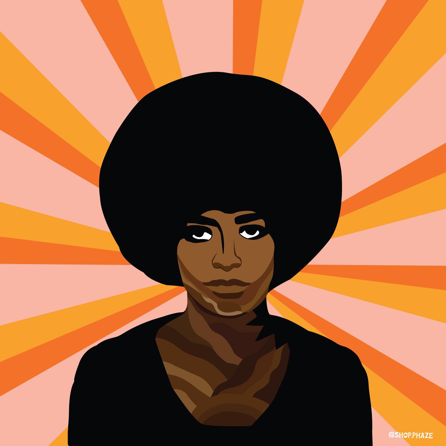 PHAZE SHOP - 🎉🤎 Introducing the Angela Davis Poster, 1 of... | Facebook