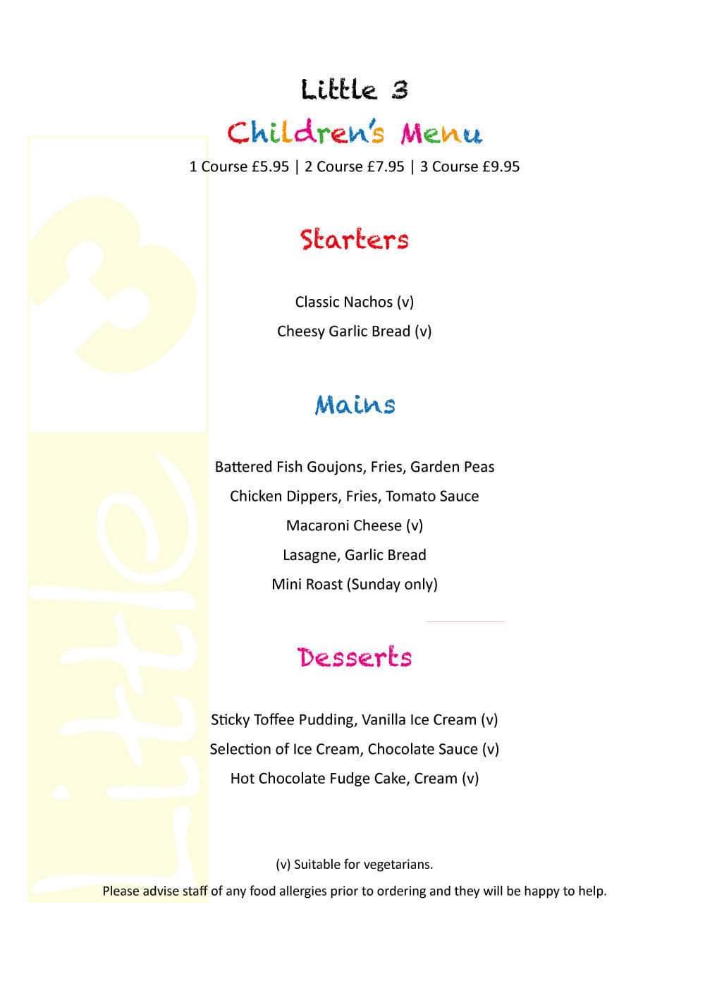 🍽NEW MENU LAUNCHED TODAY!!🍽 Today we... - Little 3, Thirsk