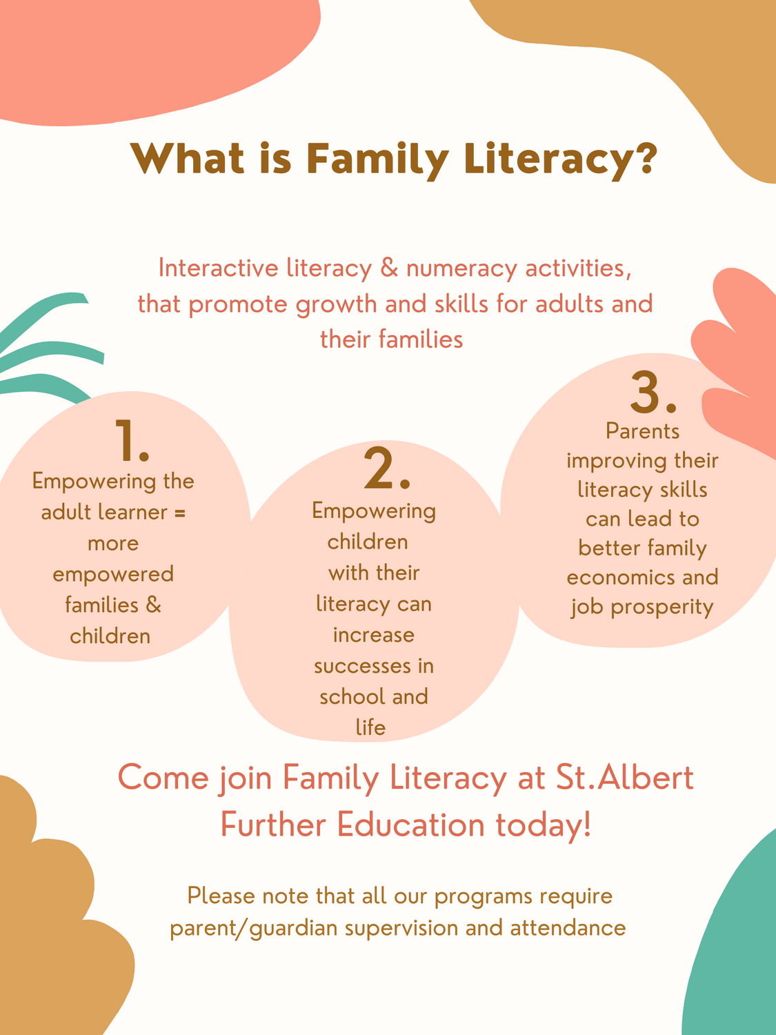 What is Family Literacy?... - St. Albert Further Education