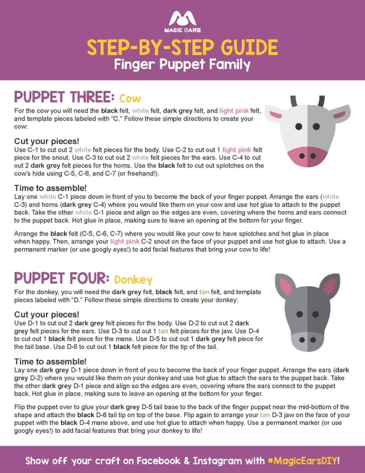 Magic Ears - Here are is the written DIY from...
