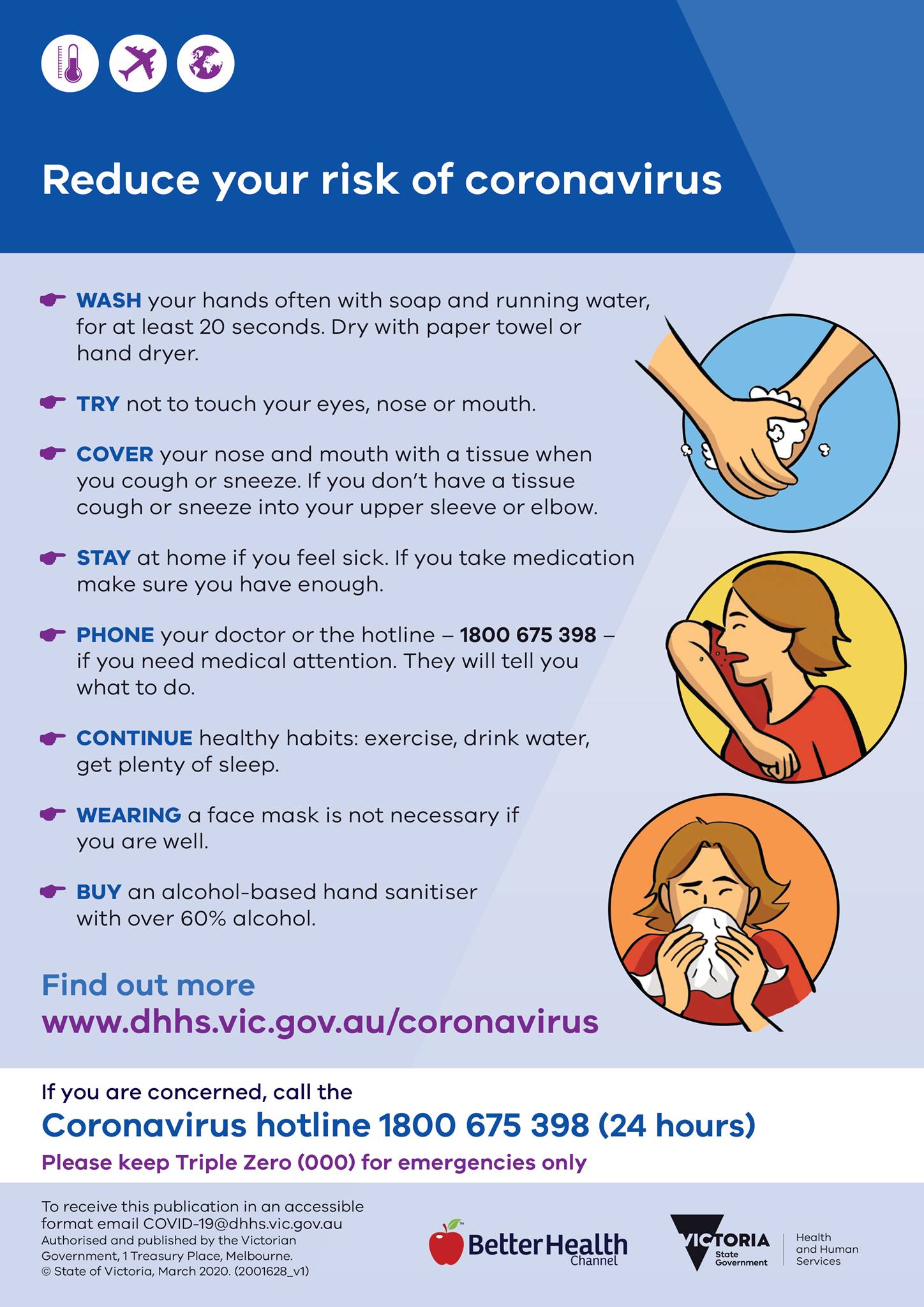Ararat - || Reduce your risk of Coronavirus || This poster is a good ...