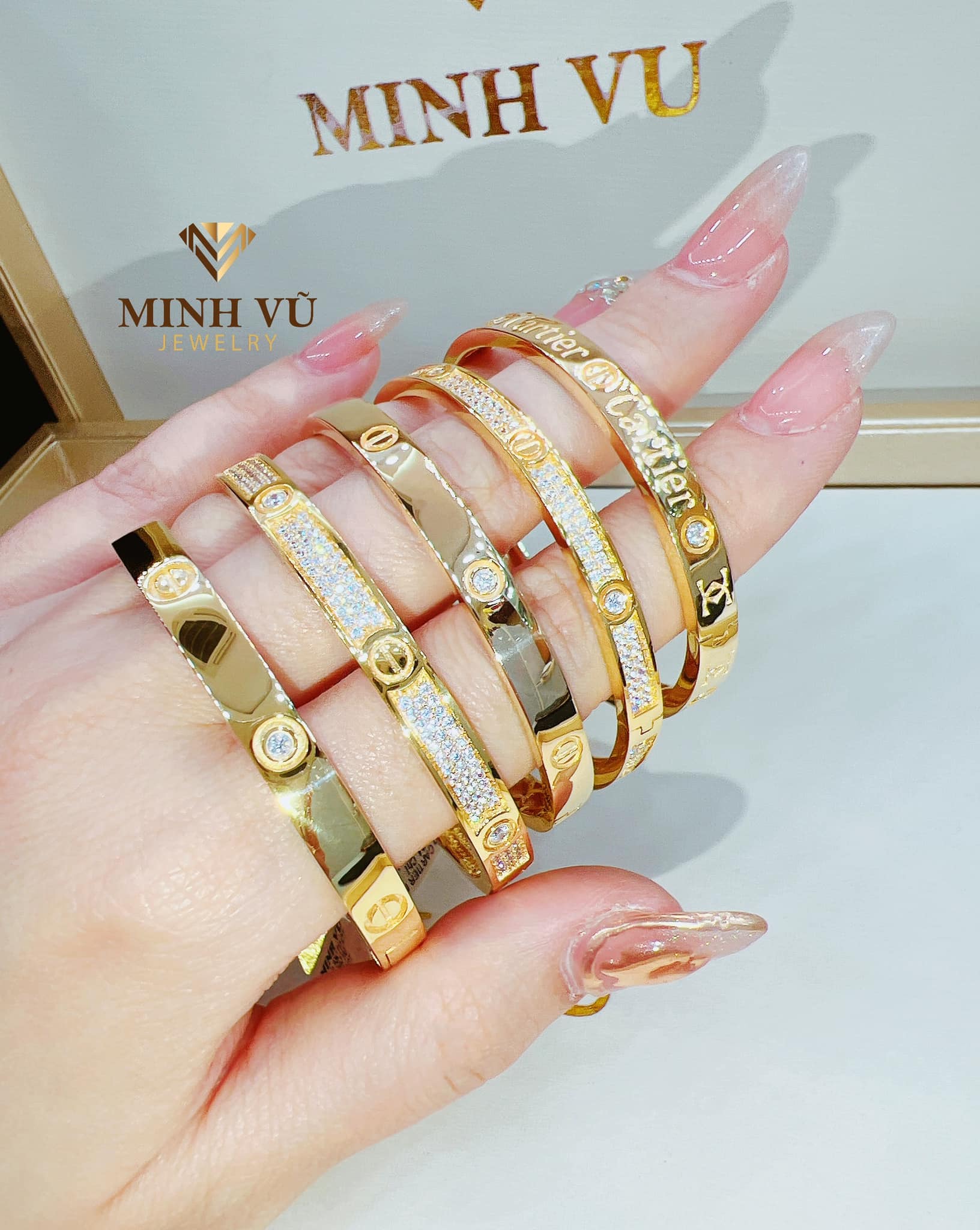 Vòng Cartier Các Mẫu Minh Vũ Vừa Tiệm Vàng Minh Vũ 6864
