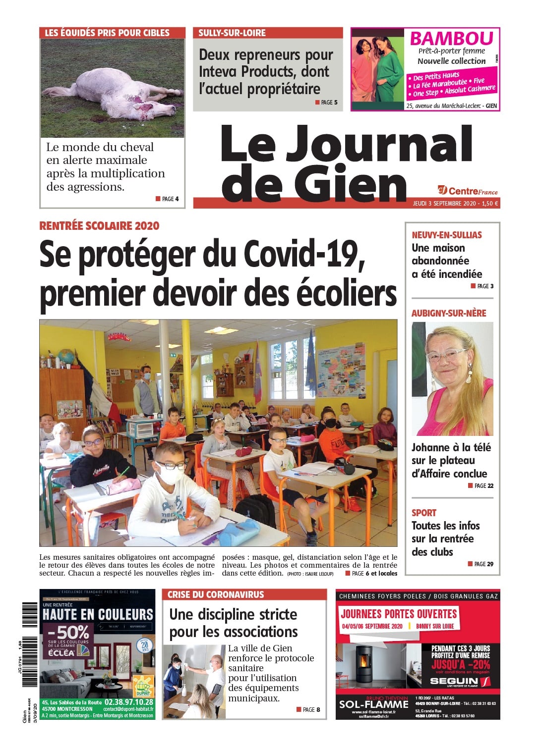 Sitemapcdatahttpswen2windecoocomle Journal De Gien Cette Semainenull