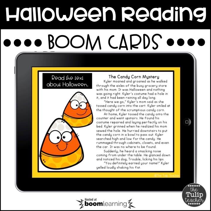 These Halloween digital task cards are... - The Tulip Teacher
