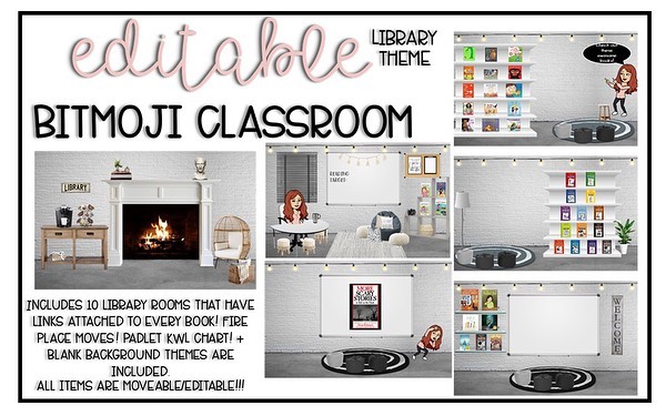 ⭐️Bitmoji Classroom: Library... - Miss Williams Classroom | Facebook