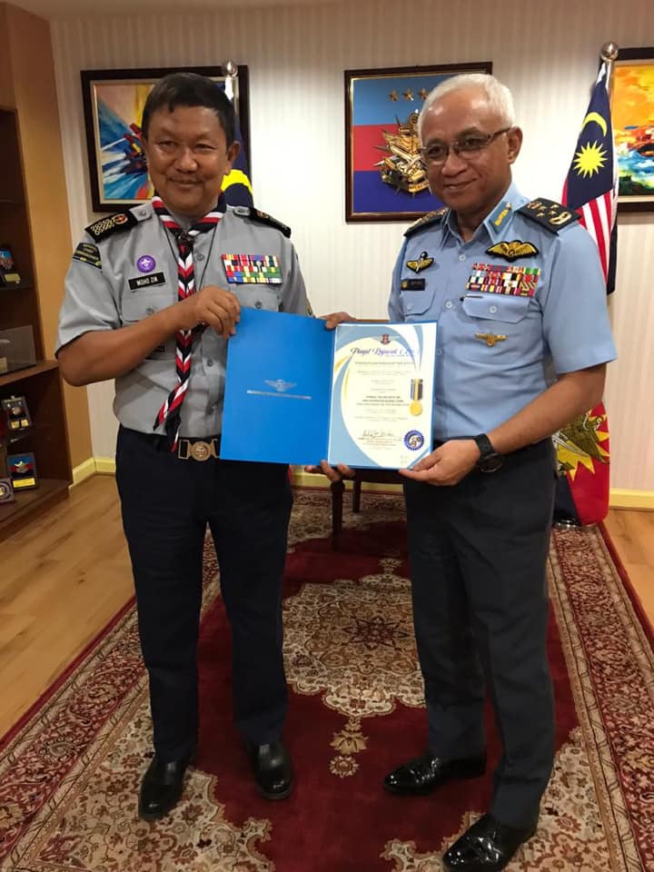 Maj Gen Dato Dr Mohd Zin Bin Air Scouts Malaysia