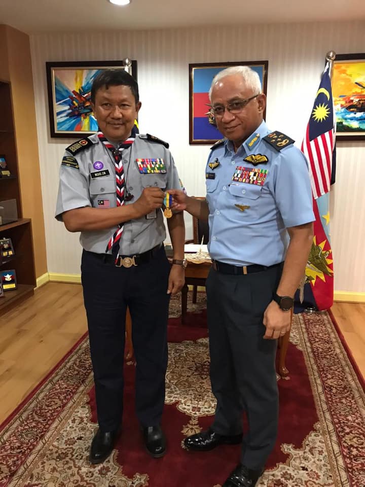 Maj Gen Dato Dr Mohd Zin Bin Air Scouts Malaysia