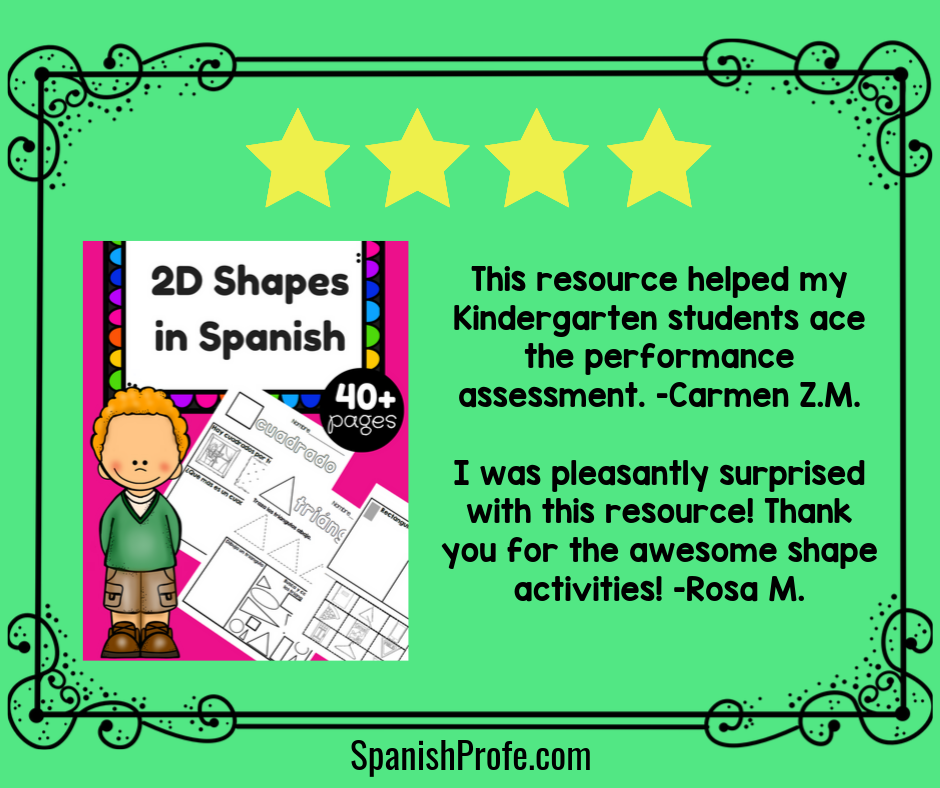 SpanishProfe - Great 2D Shape activities for Kinder and 1st grade ...