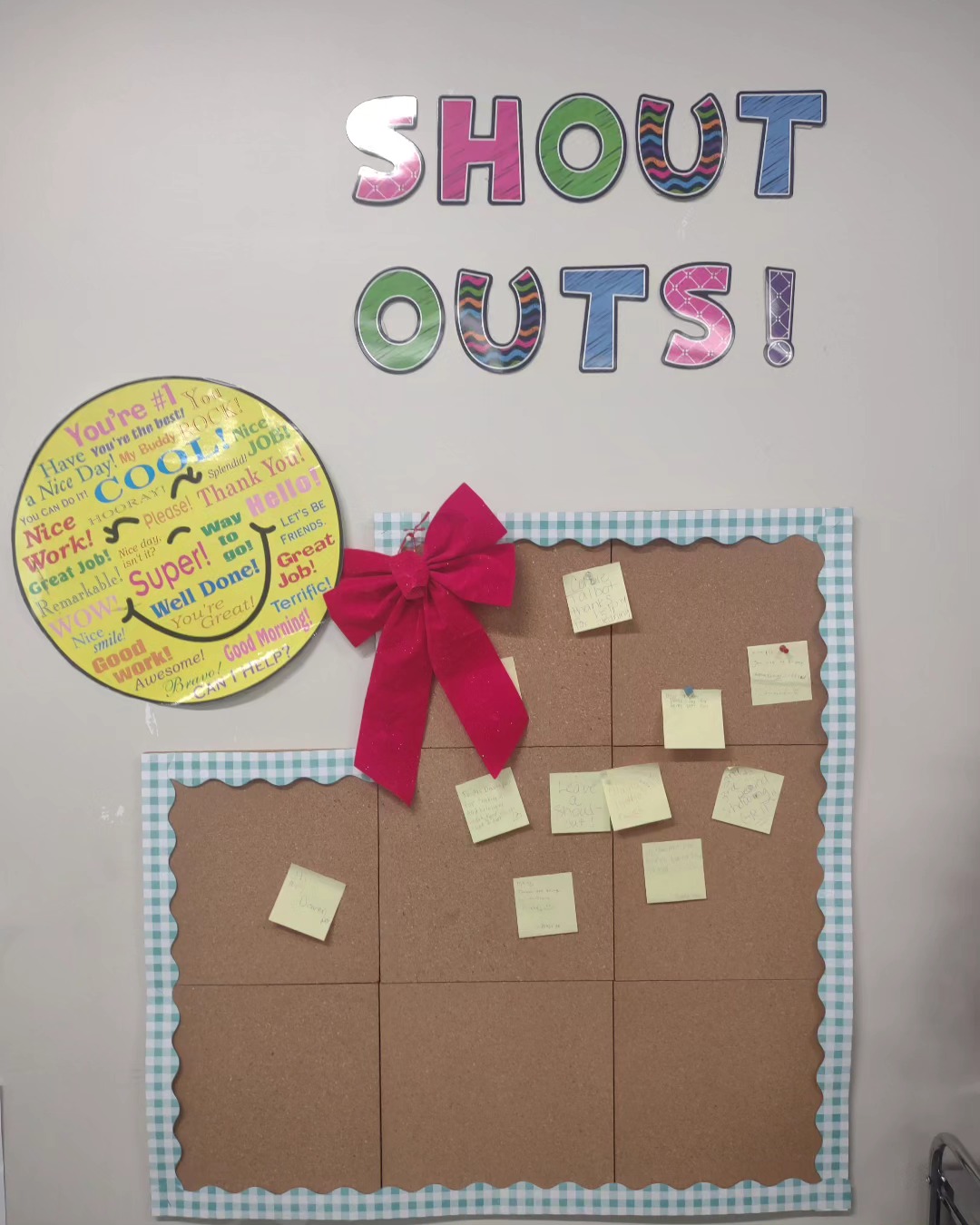 A cute way to display shout outs from... - 𝕁𝕦𝕝𝕚𝕖 The Educator